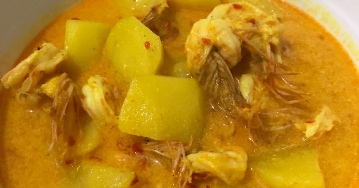 Resep Kari/gulai kentang udang simple oleh Marytha Tjhia - Cookpad