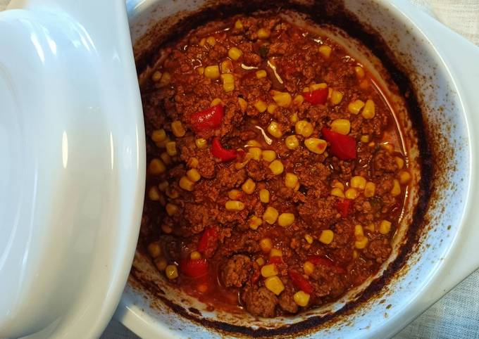 Oven cooked beef chilli Recipe by Miss Fluffy's Cooking (Angie's ...