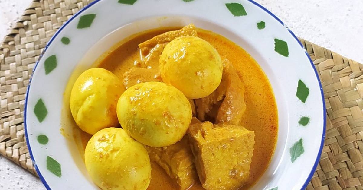 Resep Terik Tahu Telur oleh Saomi Mayhai - Cookpad