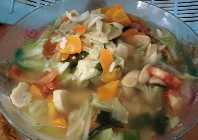 Resep Sop Baso ikan oleh Kafka - Cookpad