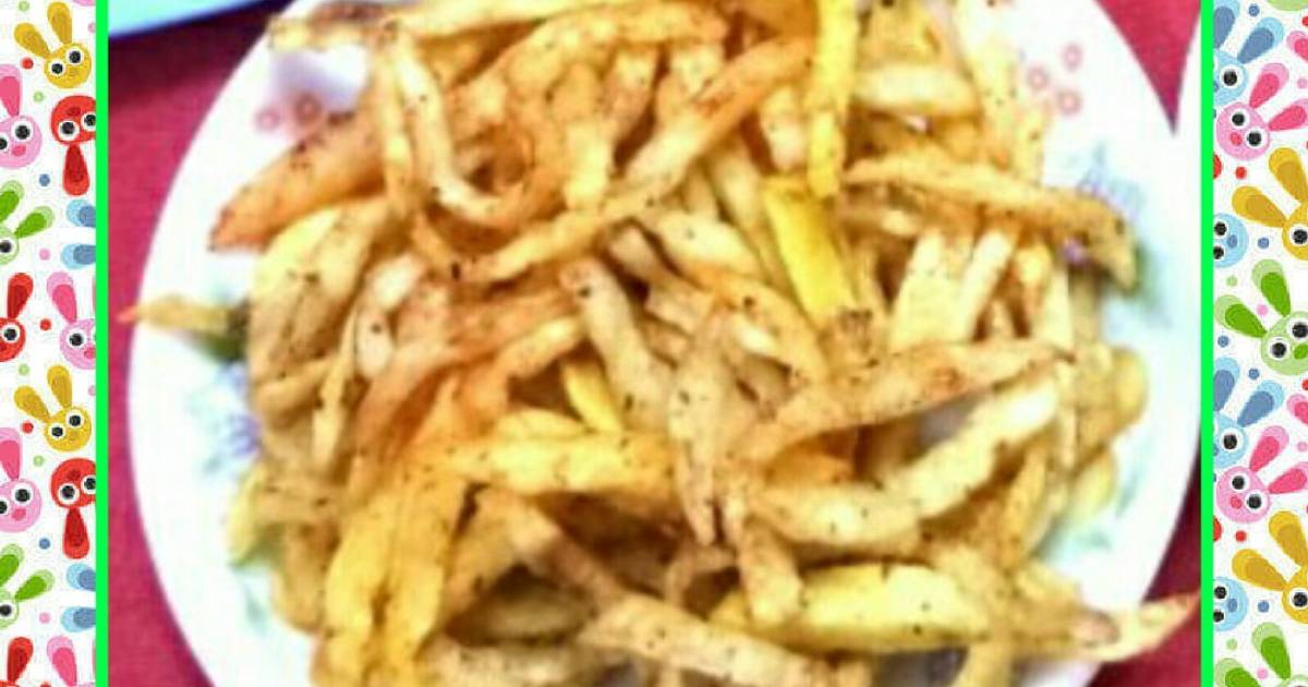 Baked Potato Fries Recipe by Smruti Rana - Cookpad