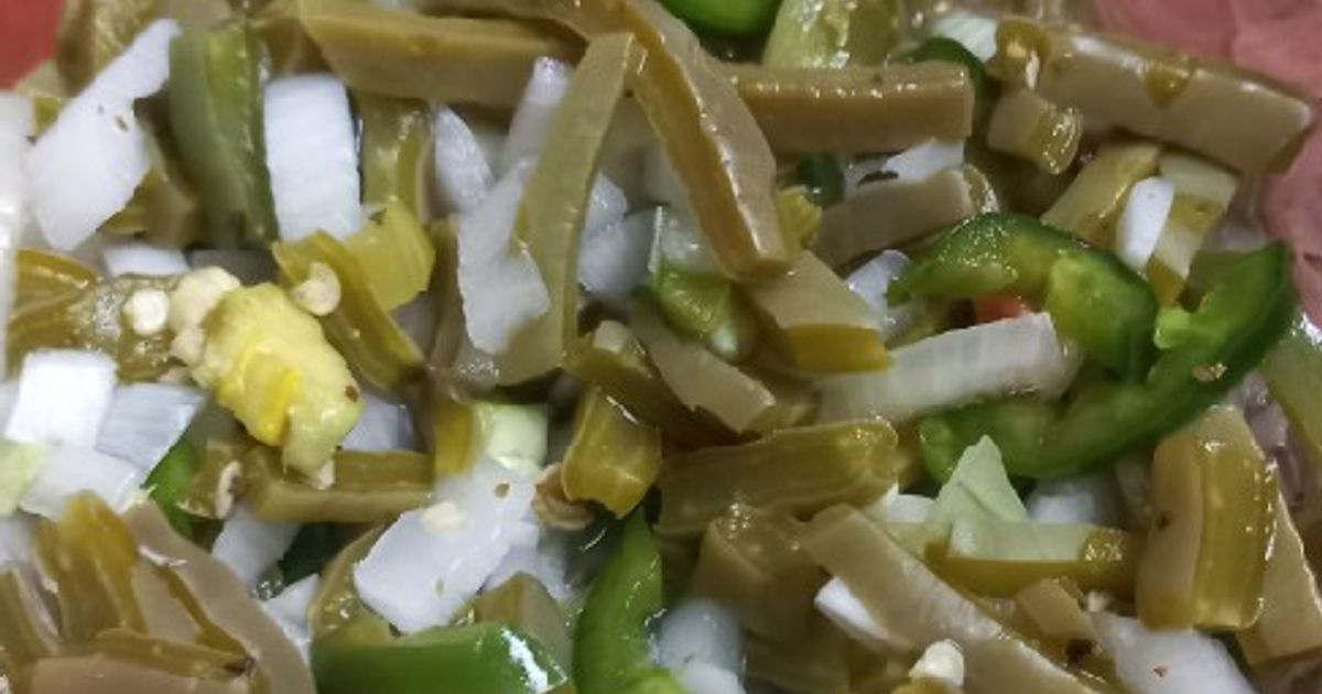 Nopales Con Rajas En Vinagre Receta de annie vazquez- Cookpad