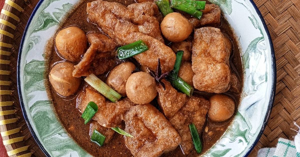 Resep Semur Tahu Pong Telur Puyuh oleh Nay's Kitchen - Cookpad