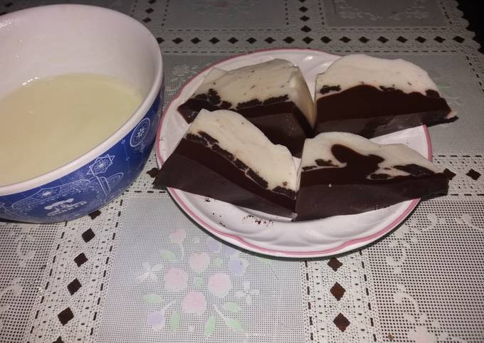 Resep Puding susu oreo lapis oleh Lia Alfiah - Cookpad
