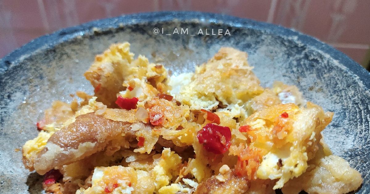 Resep telur dadar crispy bumbu instan rumahan enak dan mudah - Cookpad