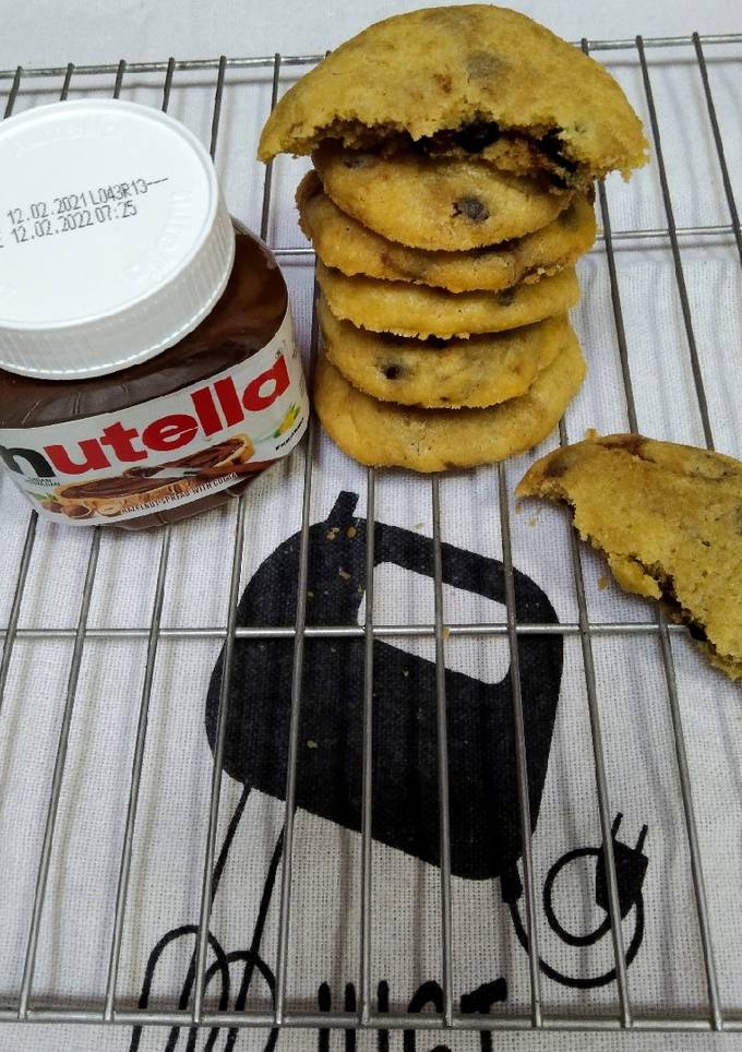 Resep Nutella Cookies (soft bake cookies) oleh Tini Datu - Cookpad