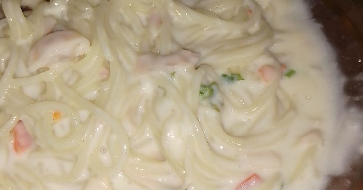 Cómo hacer fideos con salsa blanca - 101 recetas caseras- Cookpad