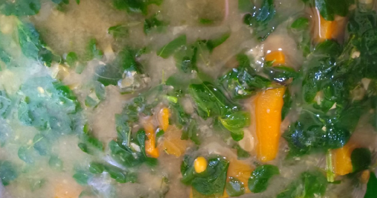 Resep Sayur Menir Daun Kelor oleh shinta pramesthi - Cookpad
