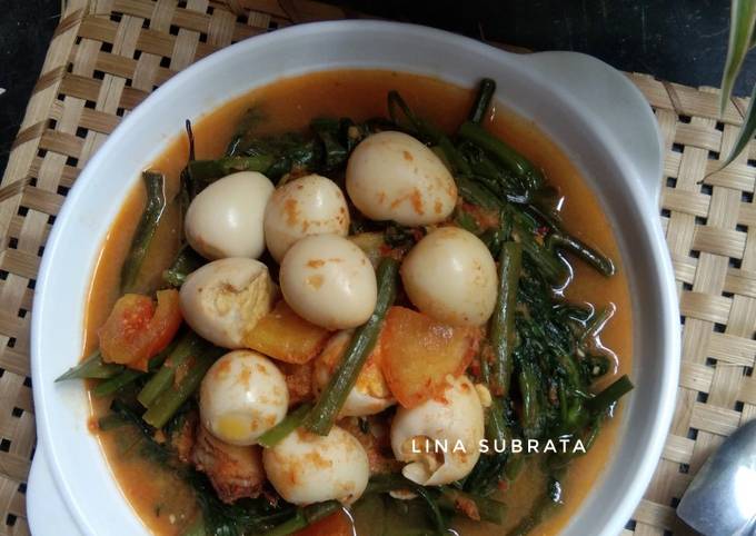 Resep Cah Kangkung Telor Puyuh oleh Lina Subrata - Cookpad