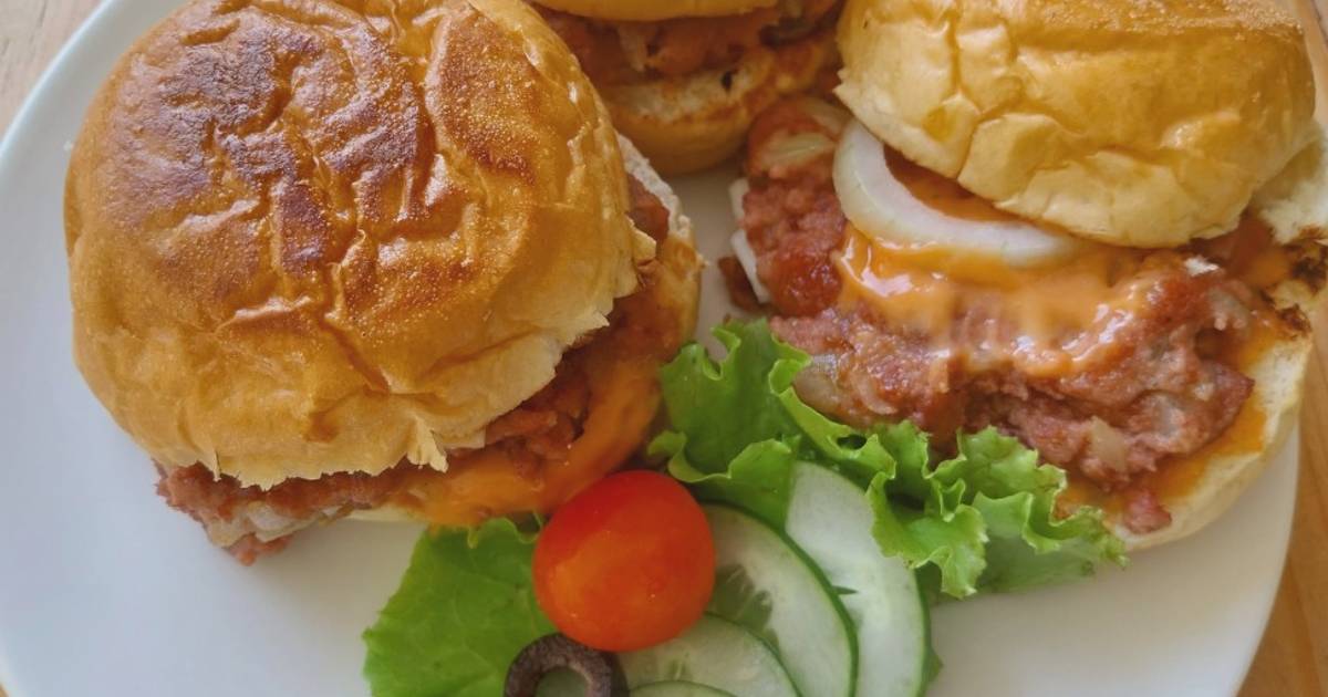 173 resep burger mini enak dan mudah - Cookpad