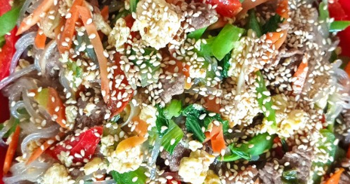 Resep Japchae Bihun Ubi Korea oleh maria dian andriana - Cookpad