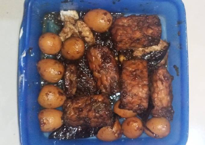 Resep Bacem telor puyuh+tempe oleh Nisa Q'kyuitz - Cookpad