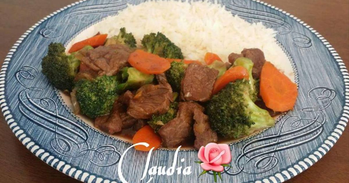 Res Con Brócoli🌹 Receta de Compartiendo sazón con Claudia 🌹.- Cookpad