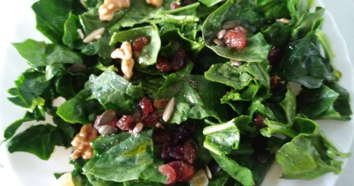 Ensalada espinacas cruda - 52 recetas caseras- Cookpad