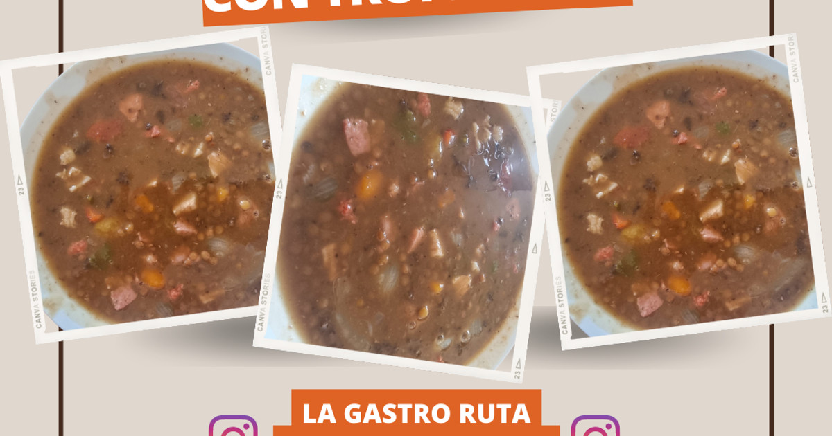 Lentejas Con Tropezones Receta de LaGastroRuta- Cookpad