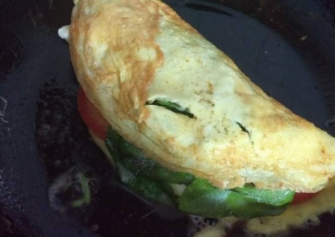 Omelette caprese Receta de Vera ️- Cookpad