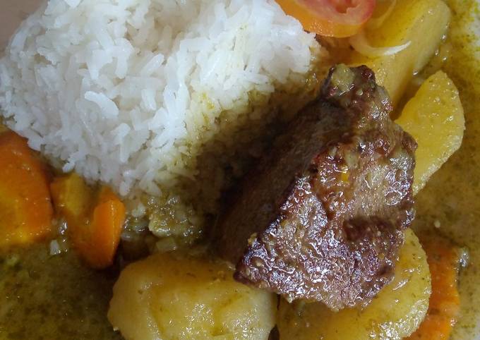 Seco de res Receta de Mercedes Huaman Flores- Cookpad