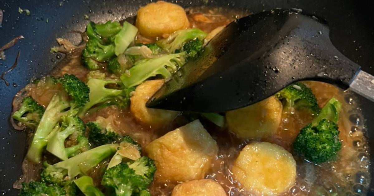 Resipi Tauhu jepun goreng brokoli oleh Azie - Cookpad