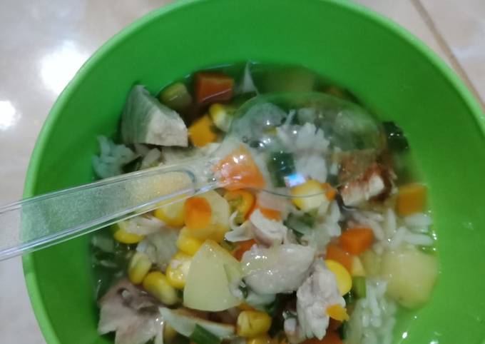 Resep 42. Sup ayam ala KFC oleh Mirtha Lestari - Cookpad