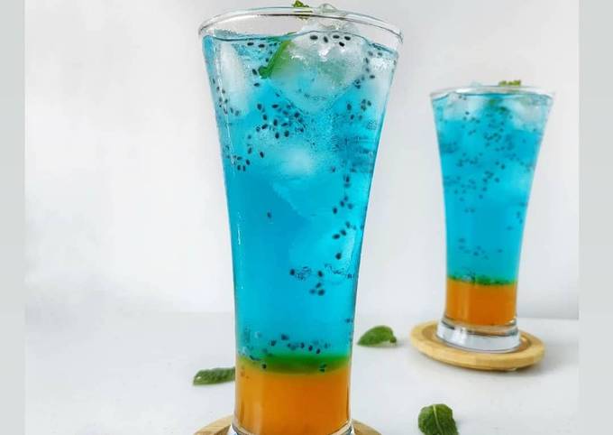 Resep Blue Ocean Drink oleh Desi - Cookpad