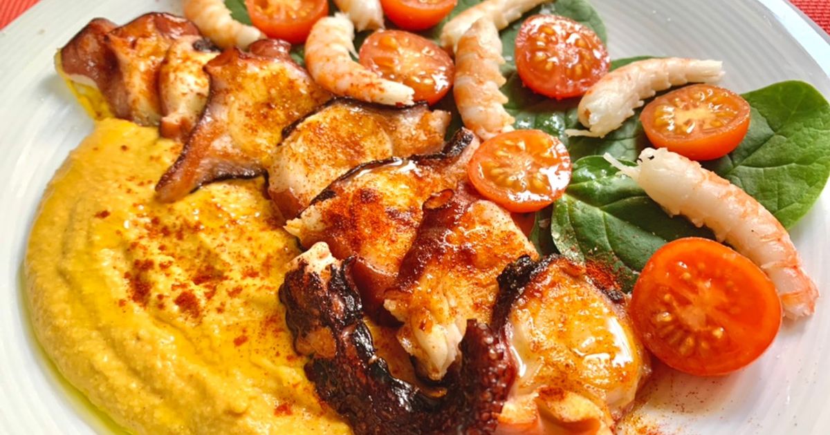 ensalada marisco con pulpo - 17 recetas caseras- Cookpad