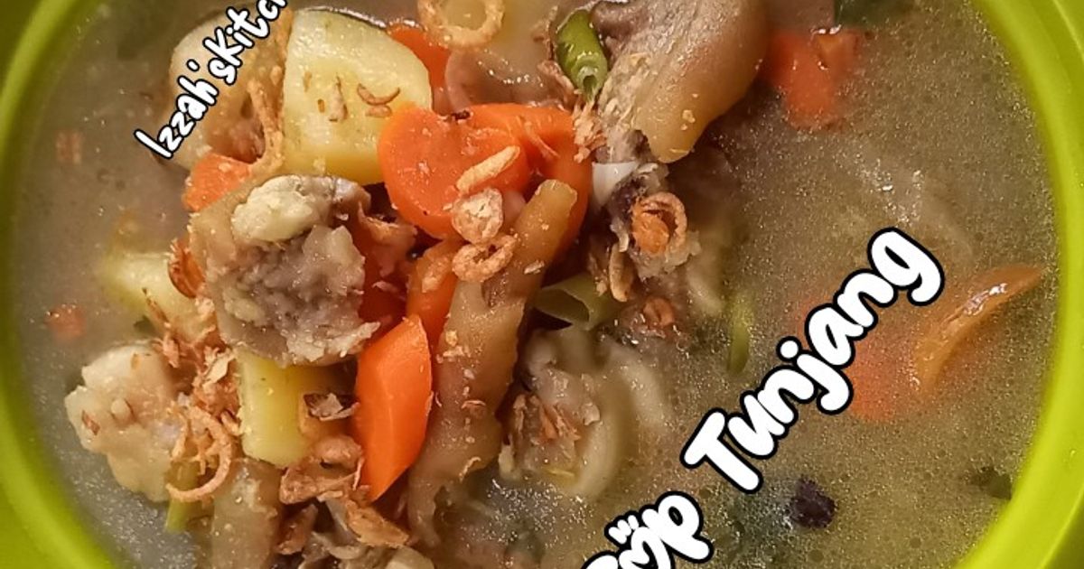 Resep Sop Tunjang oleh Faizah Fahmi - Cookpad