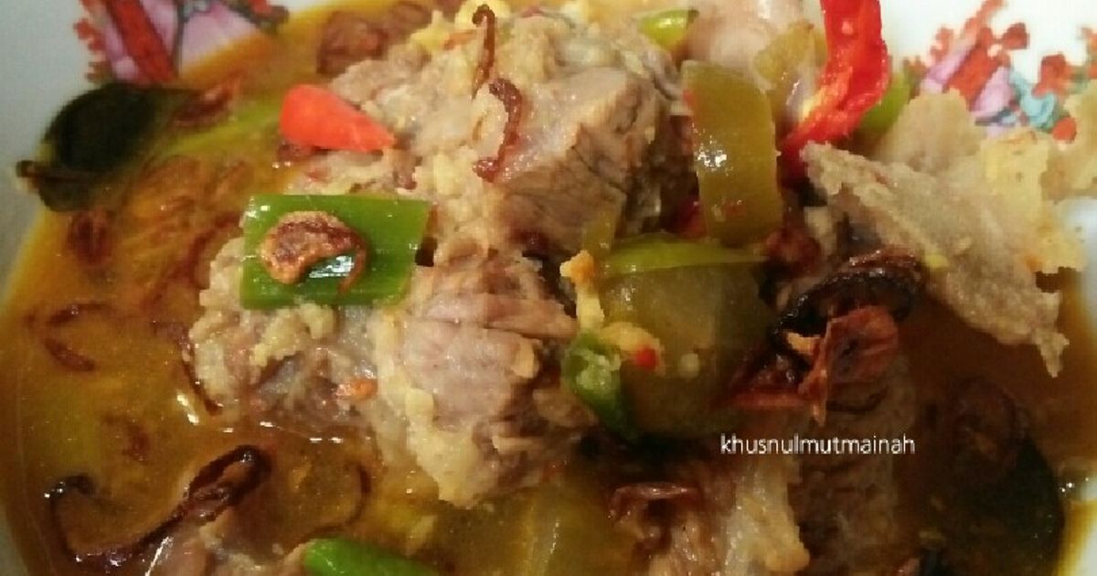 Resep Pindang Tulang Sapi Ala Gue oleh khusnul mutmainah - Cookpad