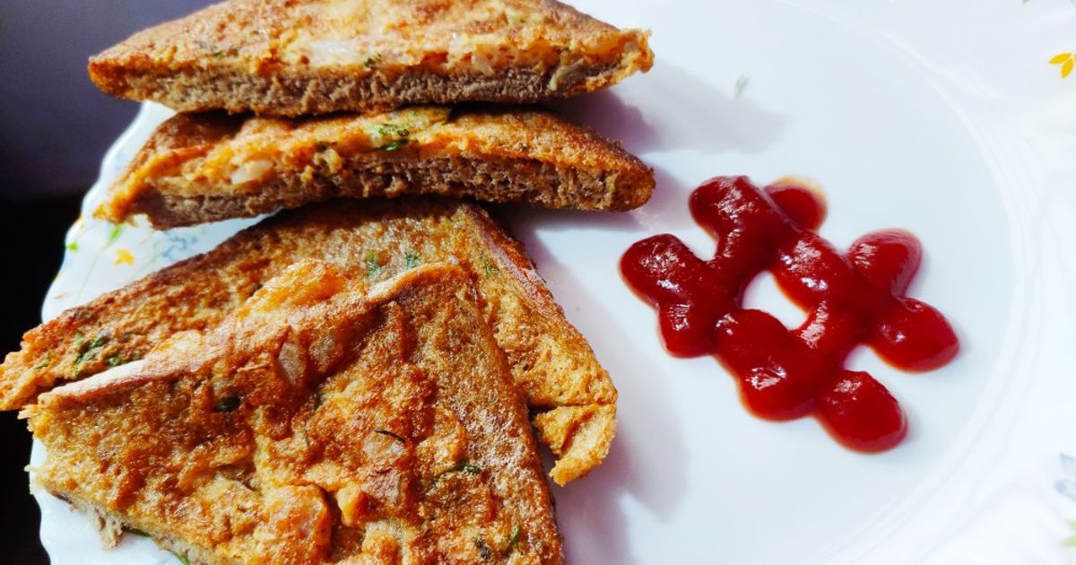 Masala French Toast Recipe by Loveena Bajaj Salve - Cookpad