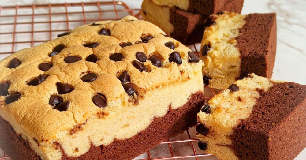 Resep cake with vanila krim and topping coklat rumahan enak dan mudah ...