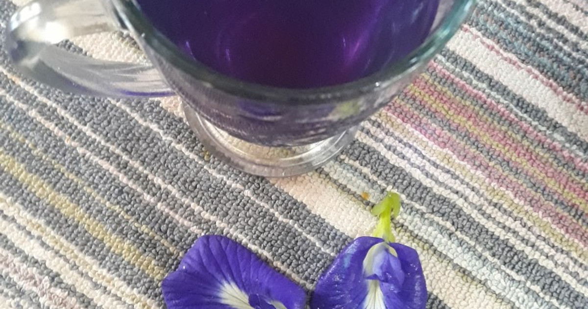 Resep Teh Bunga Telang Madu oleh Siva Alesha_Kitchen - Cookpad