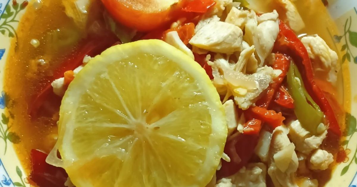 Resep 776. Ayam Asam Lemon oleh Devin - Cookpad