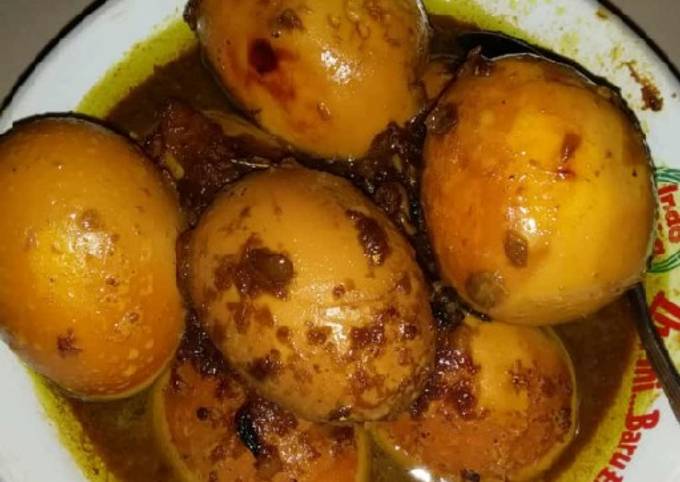 Resep Telor kecap oleh @Nia - Cookpad