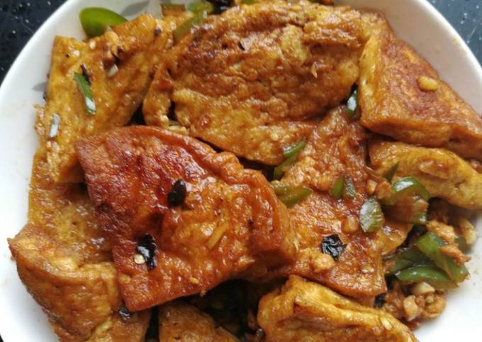 Crispy Fried Tofu Recipe Frenzy Foodie