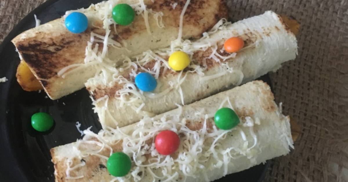 24 resep pisang selimut roti tawar enak dan mudah - Cookpad