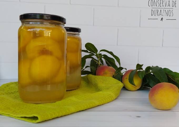 Conserva de duraznos 🍑 Receta de Carolina - Cookpad