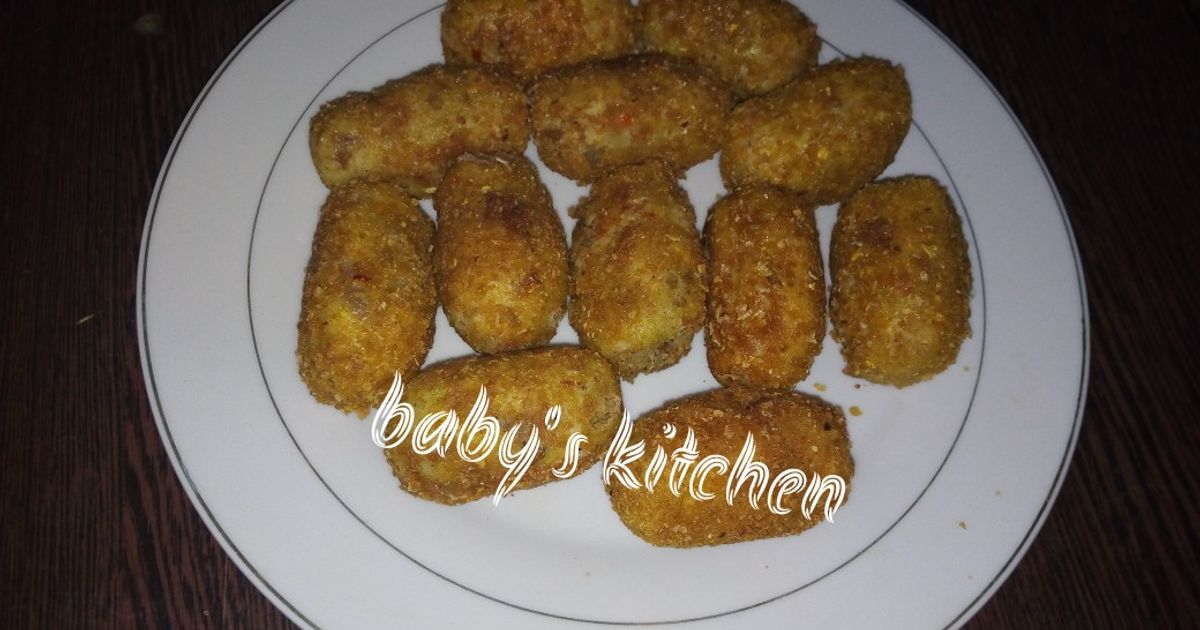 Meat Crispy Yam girki daga Baby hadejia - Cookpad