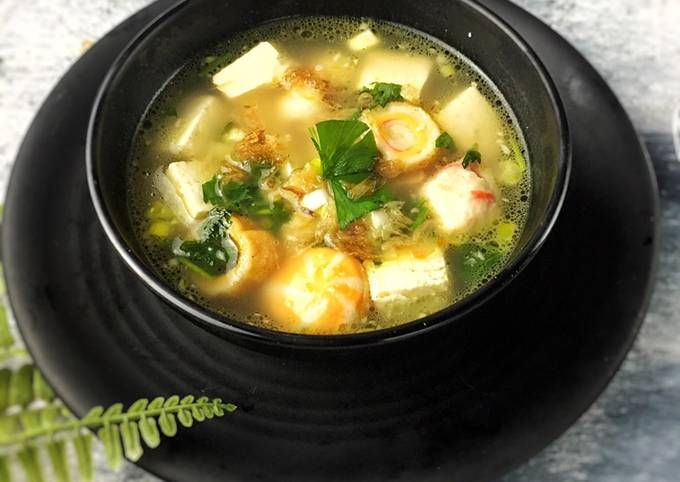 Resep Sup Tofu oleh Zulifatul Afwah - Cookpad