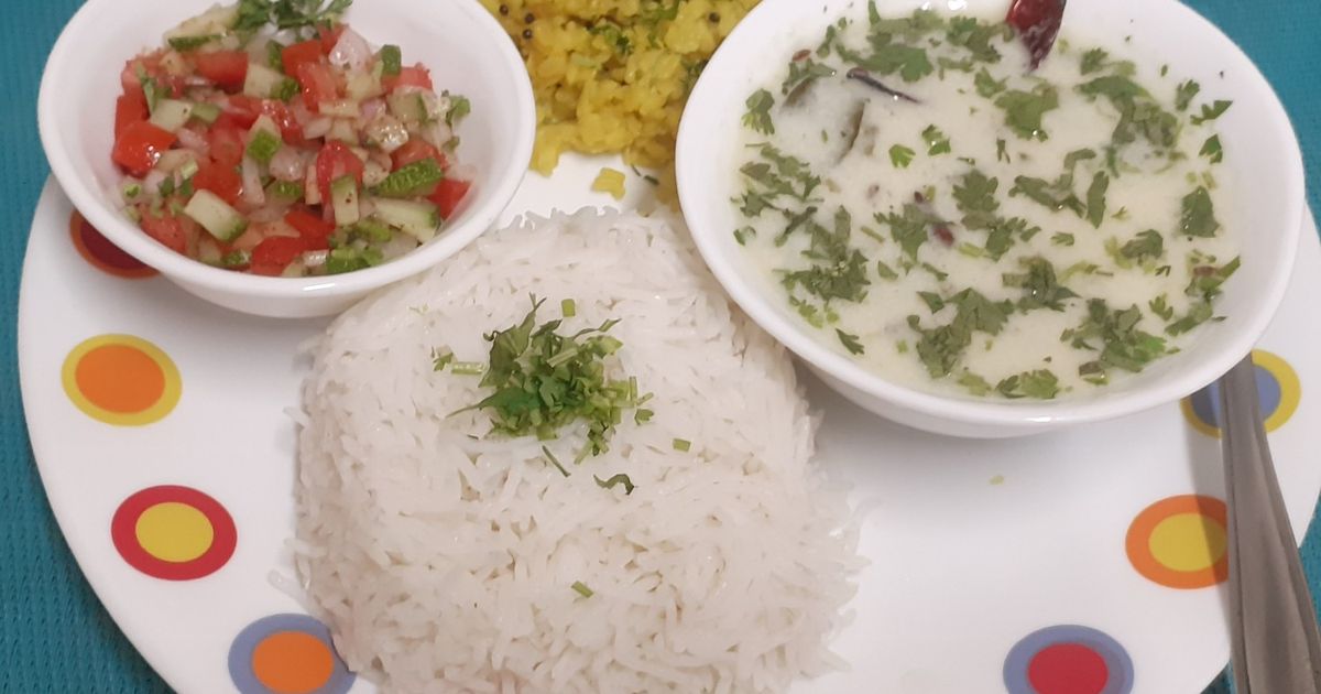 Sukhi Moong Dal & Kadhi (Gujarati) Recipe by Bina Samir Telivala - Cookpad