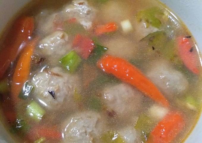 Resep Bakso kuah pedas oleh Arumia - Cookpad