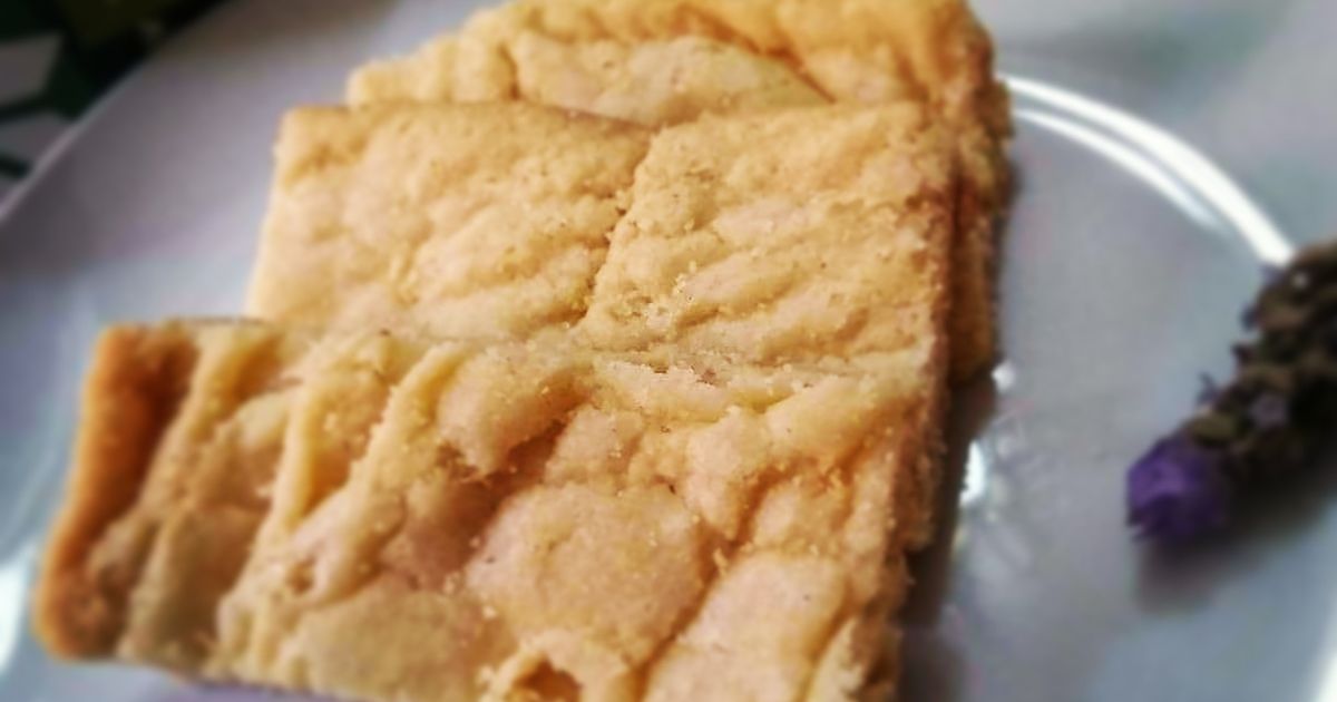 Shortbread Con Almendra Receta de OTata Tulia Tanagra- Cookpad