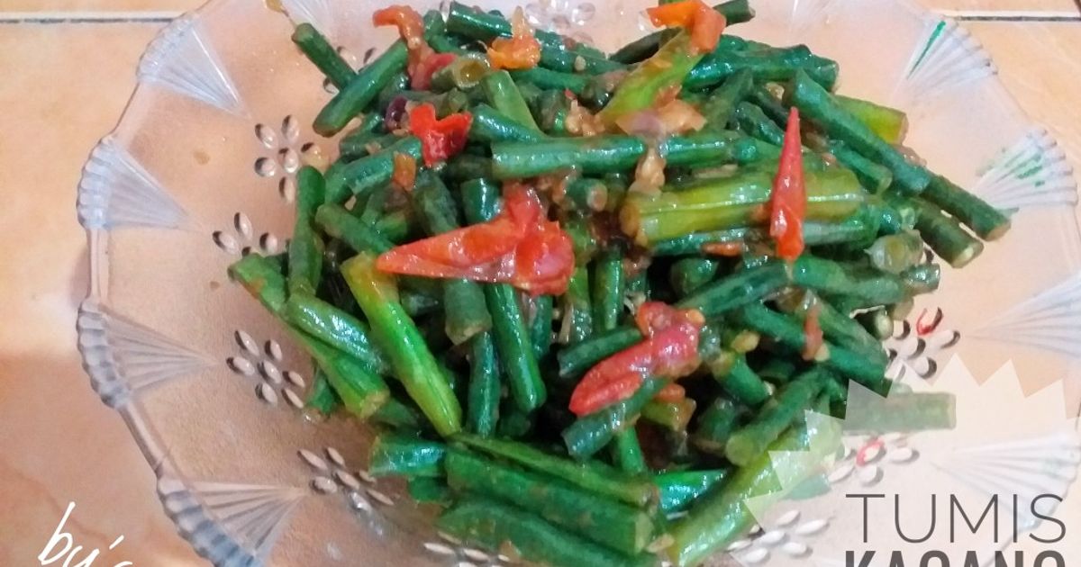 Resep Tumis Kacang Panjang oleh Maria Wahyu Lestari - Cookpad