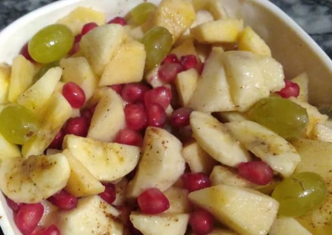 Simple fruit chat Recipe by Shazia Shakir - Cookpad
