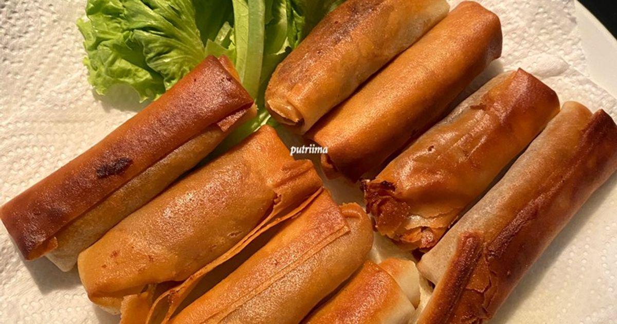 Resep minyak ikan spring roll rumahan enak dan mudah - Cookpad