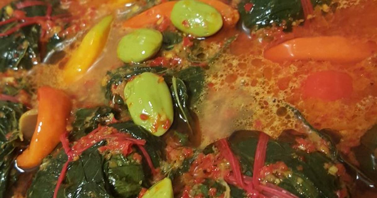 Resep Buntil daun singkong isi udang rebon + pete favorit ku dan suami ...