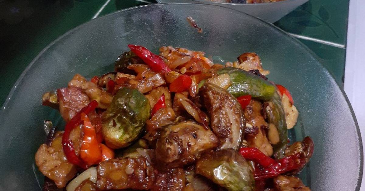 50 resep tumis terong hijau dan tempe enak dan mudah - Cookpad