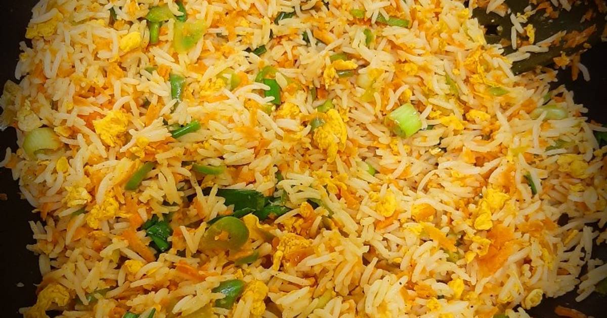 Egg Fried Rice Recipe by Aamna Saad - Cookpad