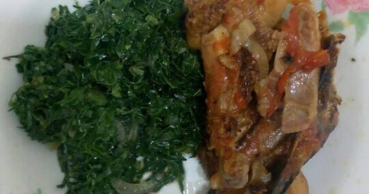 Wet fried chicken with Kales Recipe by verona - Cookpad
