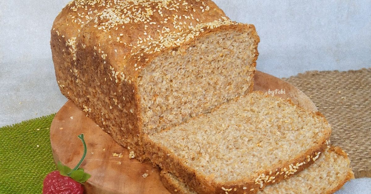 Resep Roti Gandum (No Sugar, No Egg, No Butter, No Milk) oleh Baking ...