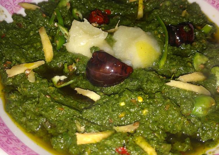 Sarso ka sag Recipe by Angel McQueen - Cookpad