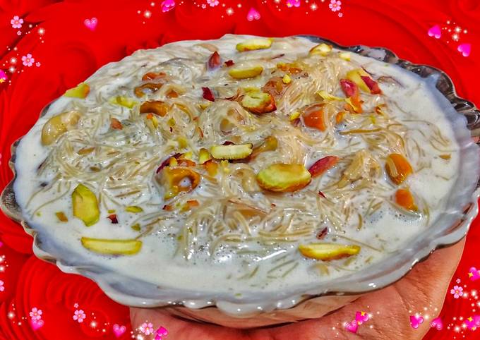 Sheer Khurma With Condensed Milk Recipe by Juhi Sewani 💕 - Cookpad